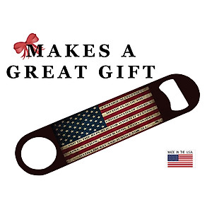 USA Flag Pledge of Allegiance Speed Bottle Opener Heavy Duty Gift Patriotic United State Of America US
