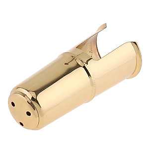OriGlam Alto Saxophone Mouthpiece Protective Cap, Woodwinds Cap Alto Sax, Alto Sax Mouthpiece Cap, Alto Saxophone Mouthpiece Cap (Gold)