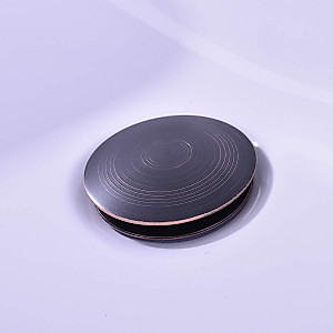 HANEBATH Pop-up Drain with Strainer Basket, Bathroom Sink Drain Assembly Less Overflow, Oil Rubbed Bronze
