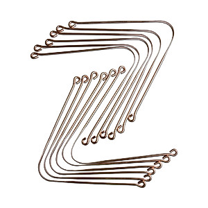 Pure Copper Tongue Cleaner, Set of 12, for Bad Breath Treatment Naturally