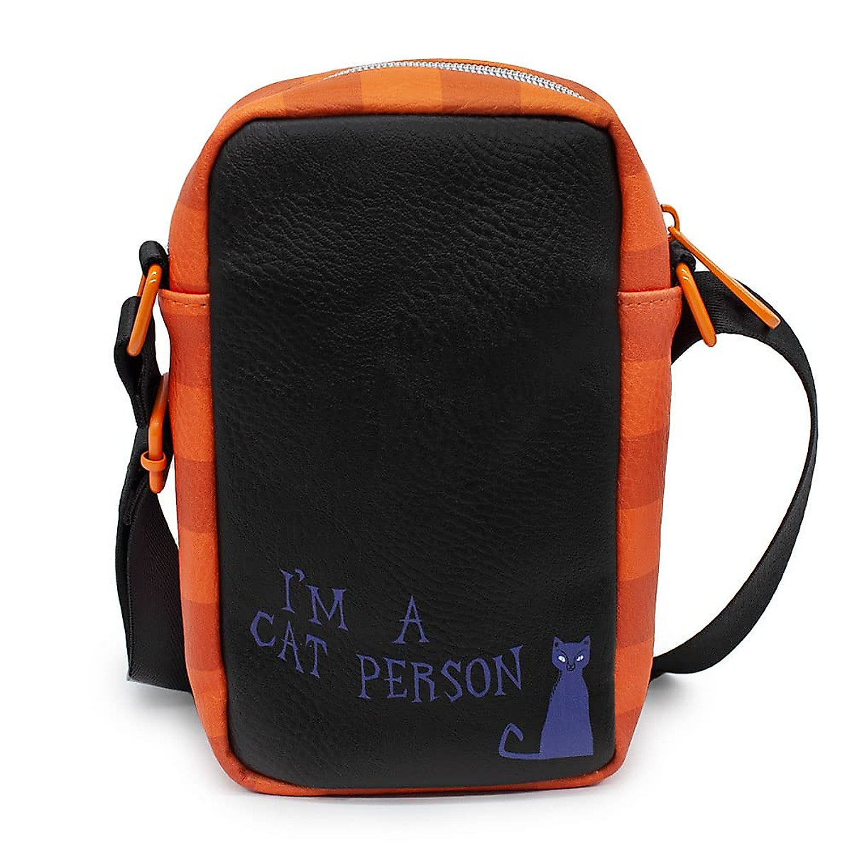 Buckle Down Disney Bag, Cross Body, Hocus Pocus, Thackery Binx Cat Face, Black, Vegan Leather