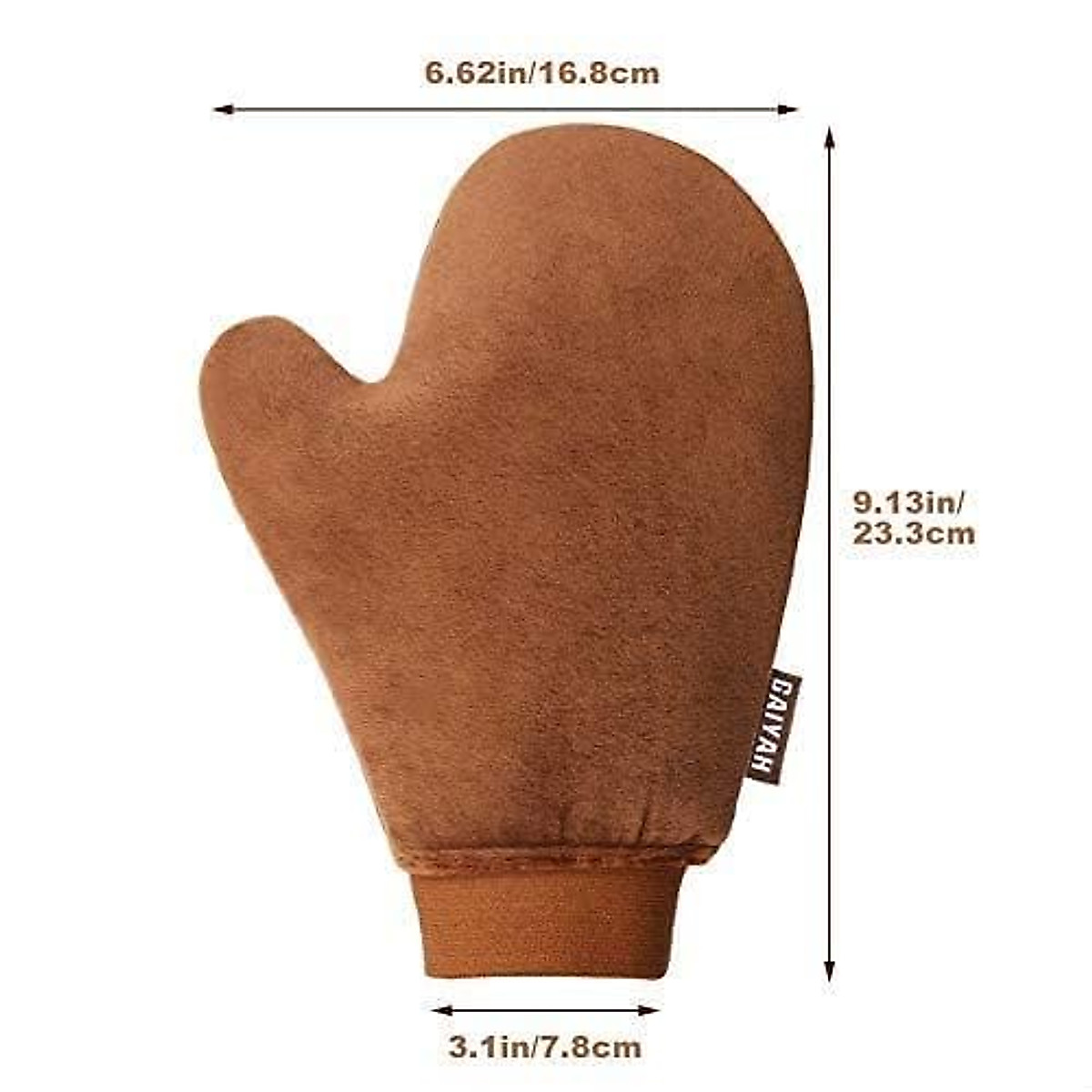 GAIYAH Self Tanning Mitt, Self Tanner Mitt Self Tanning Mit Tanning Mitts Self Tanner Mitt Applicator Tanning Glove For Self Tan Mit，Self Tan Mitt Applicator