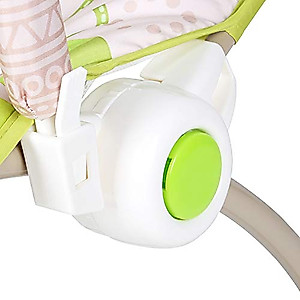 Ichiias Baby Chair Detachable Soft Baby Rocking Chair Cradle with Two Toys