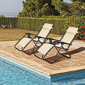 MaMahome Portable Camping Folding Beach Chair BCH-1PC Beige