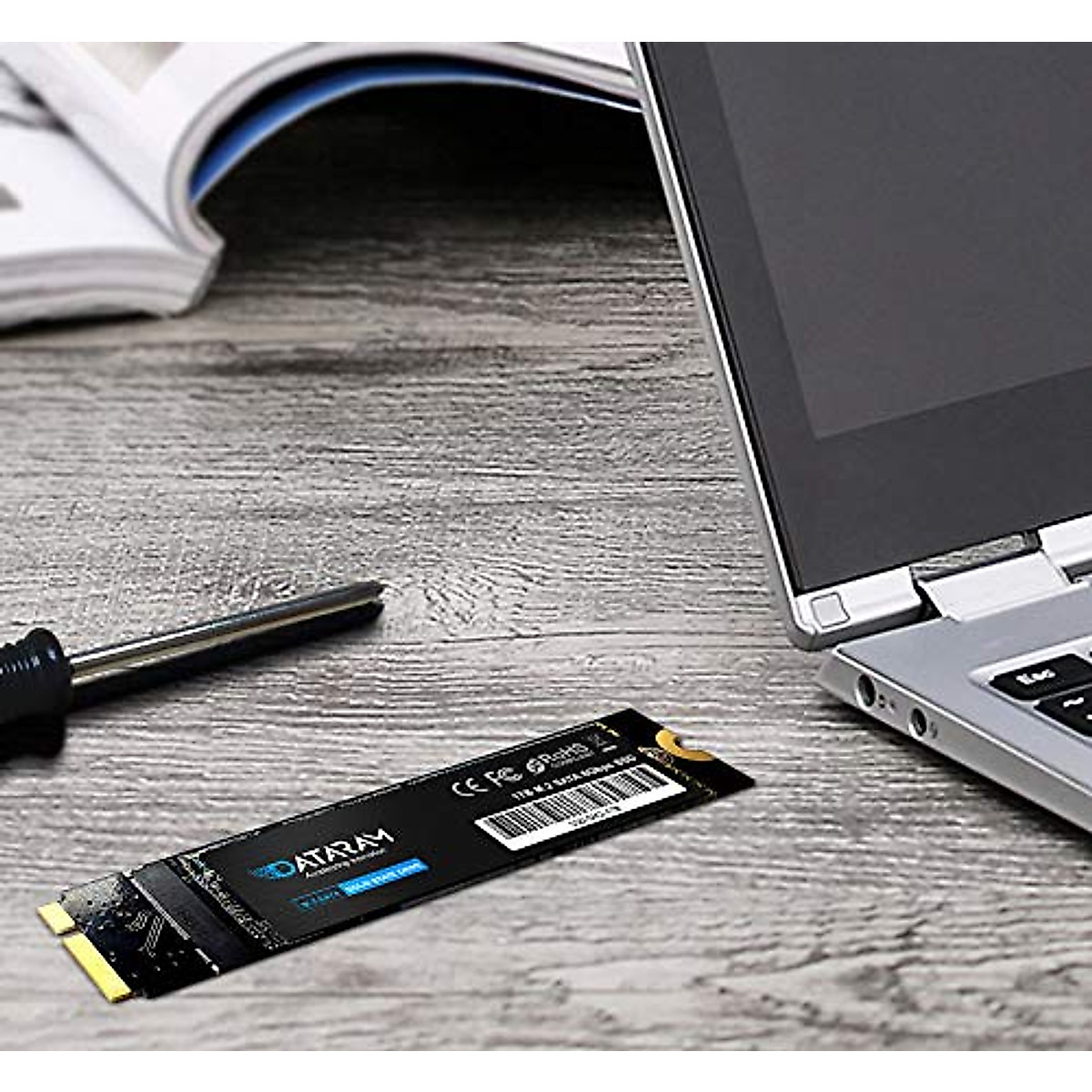 Dataram SSD for 2012 Apple MacBook Air EMC 2558 & EMC 2559, SATA-III M.2 2280 Internal SSD (1TB)