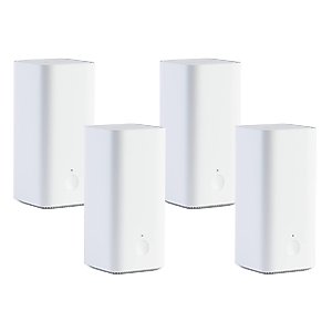 Vilo Mesh Wi-Fi Router for Wireless Internet, Dual Band AC1200 Coverage Up to 6,000 sq ft (4-Pack) with 3 Gigabit Ethernet Ports and App-Managed Parental Controls