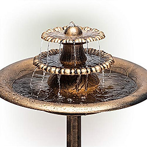 Alpine Corporation TEC106-BZ Alpine Floor Fountain, 35", Bronze