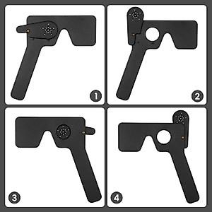 Ophthalmic Eye Occluder with 14 Holes for Ophthalmologists, Orthoptists and Optometrists to Eye Exam