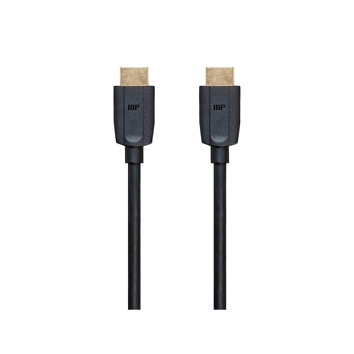 Monoprice Ultra 8K Premium High Speed HDMI Cable - 8 Feet - Black | 48Gbps, 8K@60Hz, Dynamic HDR, eARC - DynamicView Series, 1 Count (Pack of 1)
