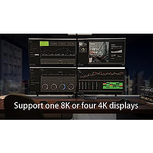 Intel Mini PC with 8GB RAM/512GB SSD Dual LAN Mini Desktop Computer/HTPC 8th Generation Intel Core i5-8265U Processor,Windows 11 Pro Pre-Installed