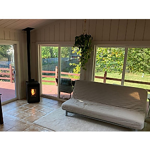 Generic Comfortbilt Small Mini Pellet Stove HP 40 1,500 ft² 25 LB Hopper Apline Series, Black