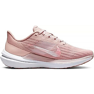 Nike Women's Air Winflo 9 Running Shoes, Pink Oxford/White/Barely Rose, 8
