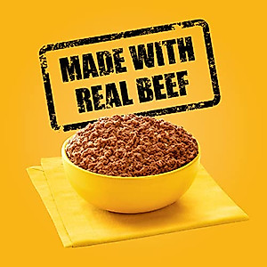 PEDIGREE CHOPPED GROUND DINNER Adult Canned Soft Wet Dog Food, T-Bone Steak Flavor, 13.2 oz. Cans (Pack of 12)