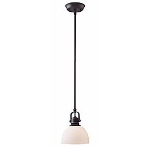 Canarm IPL177B01ORB Rowan 1-Light Mini Pendant , Oil-rubbed Bronze