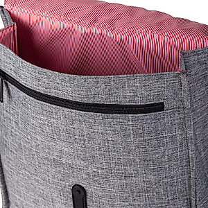 Herschel Supply Co. City Mid-Volume Raven Crosshatch One Size