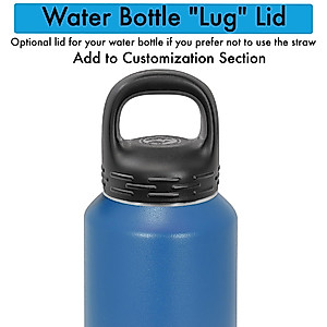 Polar Camel Water Bottle 20oz with Flip-Top Lid and Straw, Vacuum Insulated Flask, Stainless Steel Sports Double Wall Thermos Boys Girls Water Bottle (Royal Blue, 20 oz)