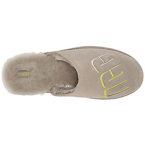 UGG Men's Scuff Graphic Shadow Slipper, Pumice, 11