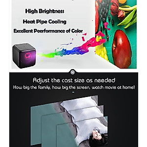 Generic Smart Mini Cube Projector DLP Portable LED Projector M5