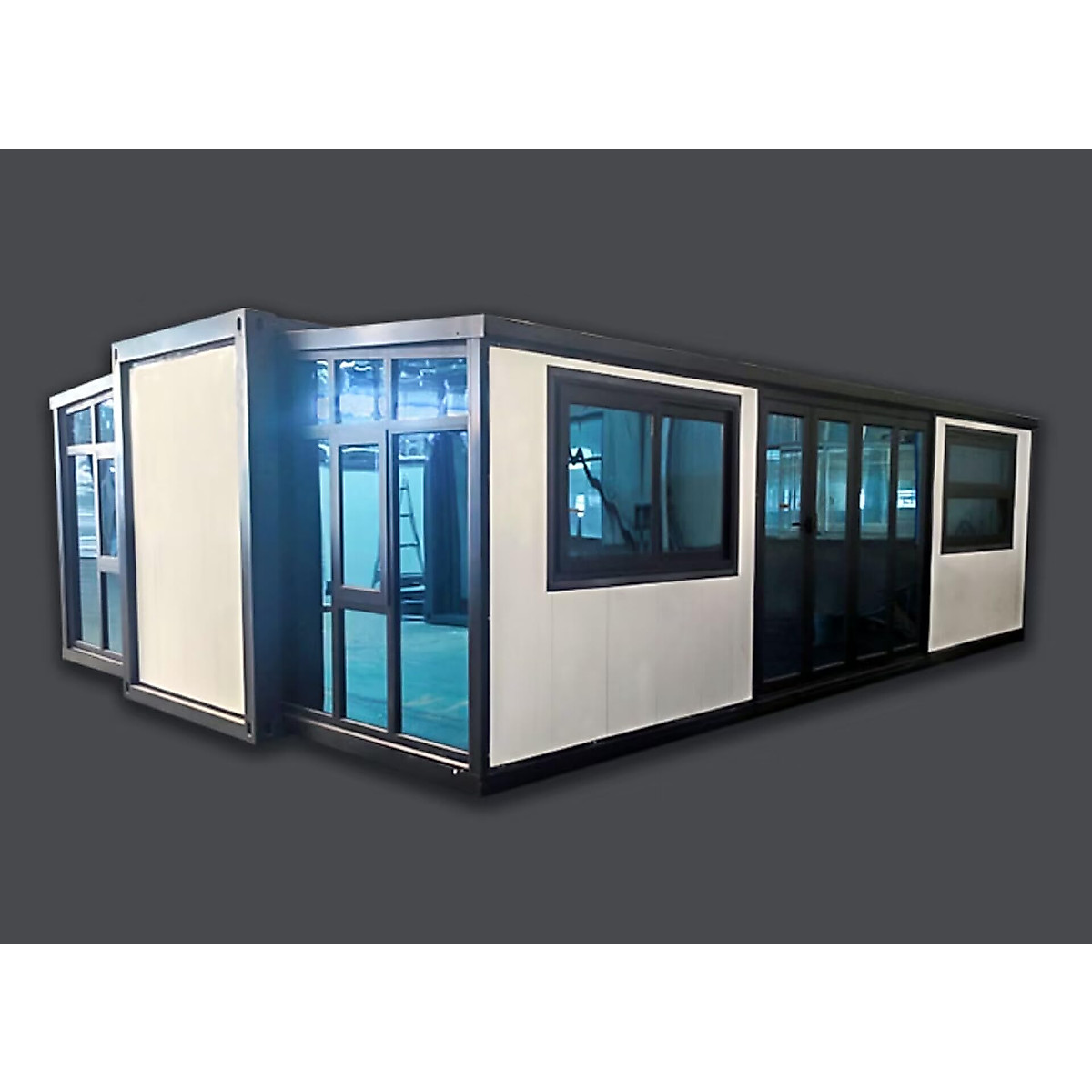 20ft Portable Prefabricated Tiny House | Customizable, Expandable and Moveable | Modular Container Folding House for Hotel, Office, Stall, Villa, Shop, Warehouse, etc