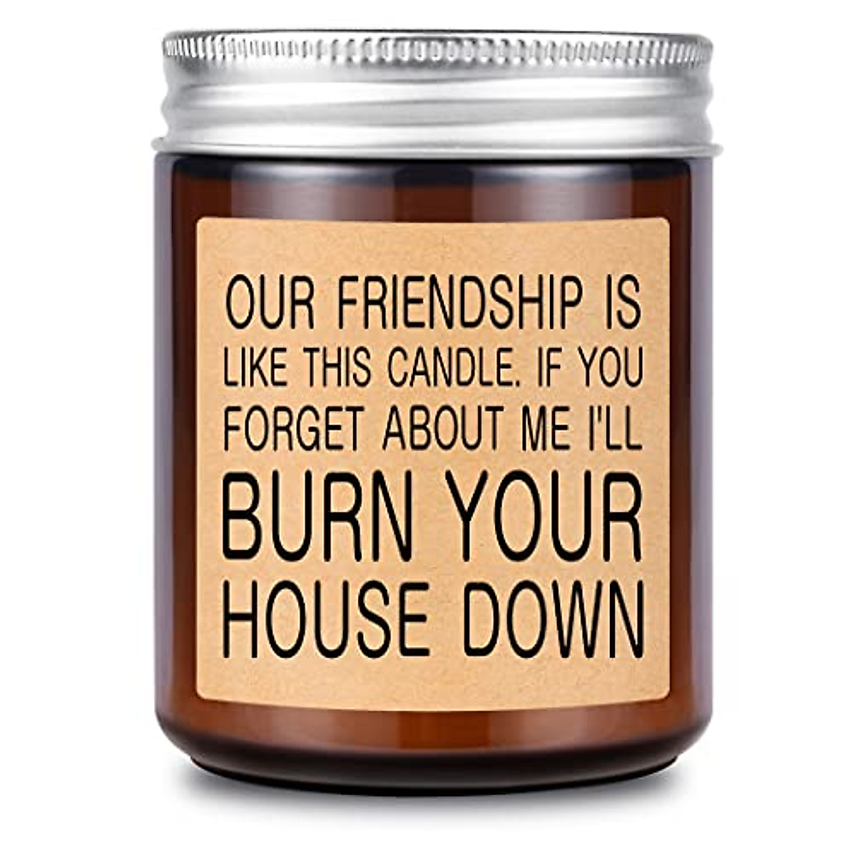 Lavender Scented Candle - Friendship Gifts for Women Best Friend - BFF Birthday Gifts for Friend Female Leaving- Bestie Going Away Gift for Friend Farewell