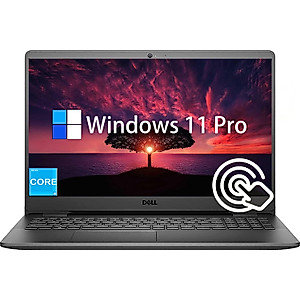 Dell Inspiron 3501 15.6''FHD Touchscreen Business Laptop, Intel Core i5-1135G7 Processor, Windows 11 Pro, 16GB RAM, 1TB HDD, Webcam, Wi-Fi, Bluetooth, HDMI, Black