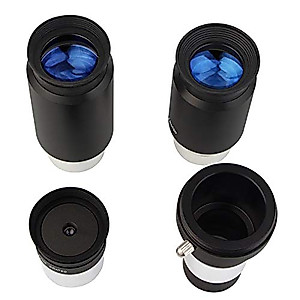SVBONY Telescope Eyepiece Set Telescope Accessory Kit with 2X Barlow Lens 4 Element Plossl Design 6.3mm 32mm 40mm for Astronomical Telescopes