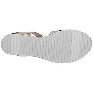 Skechers womens Desert Kiss - Secret Picnic Flat Sandal, Natural, 8 US