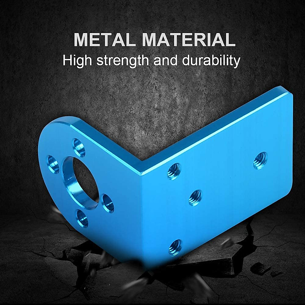 Dilwe RC Motor Base, Metal L Shape Motor Mounting Holder Seat Base for 370 380 390 2030 2040 2435 Motors