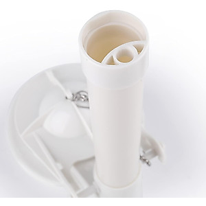 3-Inch One Piece Toilet Flush Valve, Universal Toilet Replacement Parts Toilet Repair Kit for Toilets with Flapper and Chain, Easy to Install