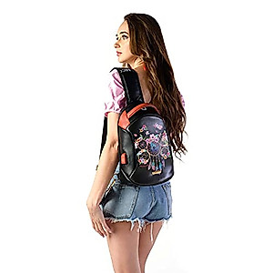 Nicole Lee Sling Backpack with USB Charging and Earphone Ports (JOURNEY OF STEPHANIE)