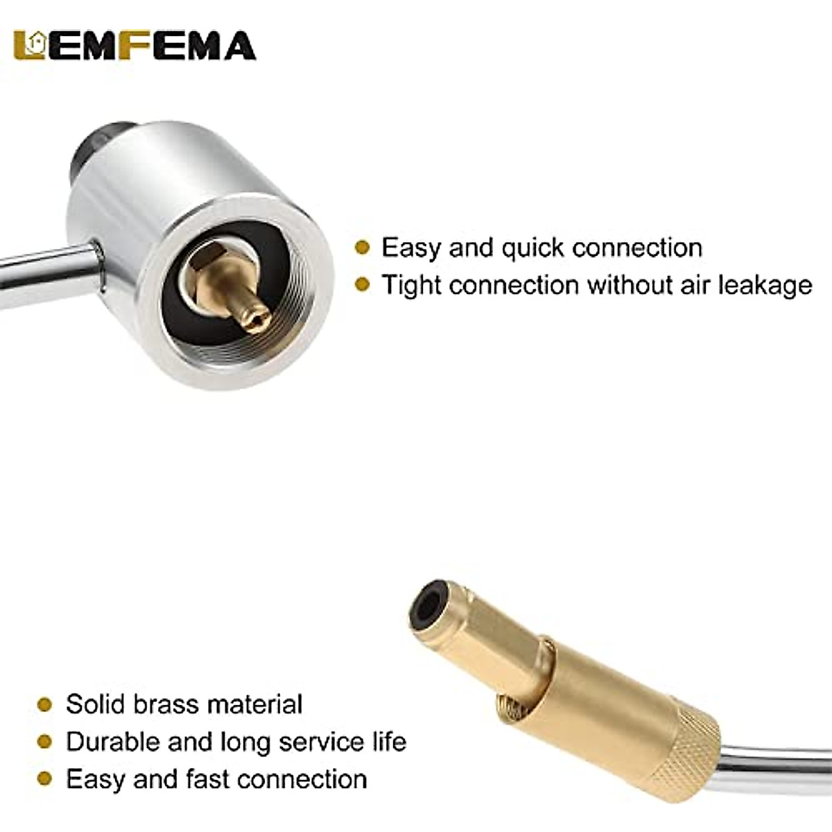 Lemfema 5430 Propane Gas Regulator Stove Pressure Regulator Replacement for Coleman Propane Stoves, Camping Stove Regulator Accessories