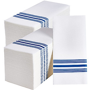 Vplus 300 PACK Guest Towels Disposable Bathroom, Decorative Bathroom Napkins Cloth Feel, Soft, and Absorbent Disposable Paper Hand Towel for Dinners, Kitchen, Parties, Weddings, Christmas Party