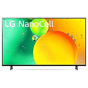 LG 50-Inch Class NANO75 Series Alexa Built-in 4K Smart TV (3840 x 2160), 60Hz Refresh Rate, AI-Powered 4K, WiSA Ready, Cloud Gaming (50NANO75UQA, 2022)