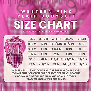 4Rodeo Baby Toddler Western Pink Plaid Cowboy Bodysuit Shirt (9-12 Months)