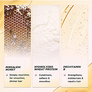 Gisou Honey Infused Hair Mask to Hydrate and Repair for Softer, Stronger, More Manageable Hair (7.8 oz)