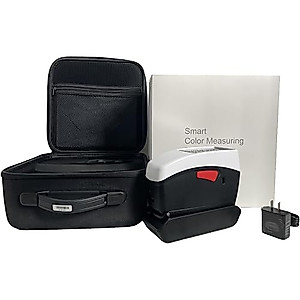 VTSYIQI Spectrodensitometer Color Density Meter Handheld Color Densitometer with Caliber 5mm 0.01 Accuracy dE*ab ≤0.02 Repeatability Integrated Physical Positioning for Printing Silk Analysis