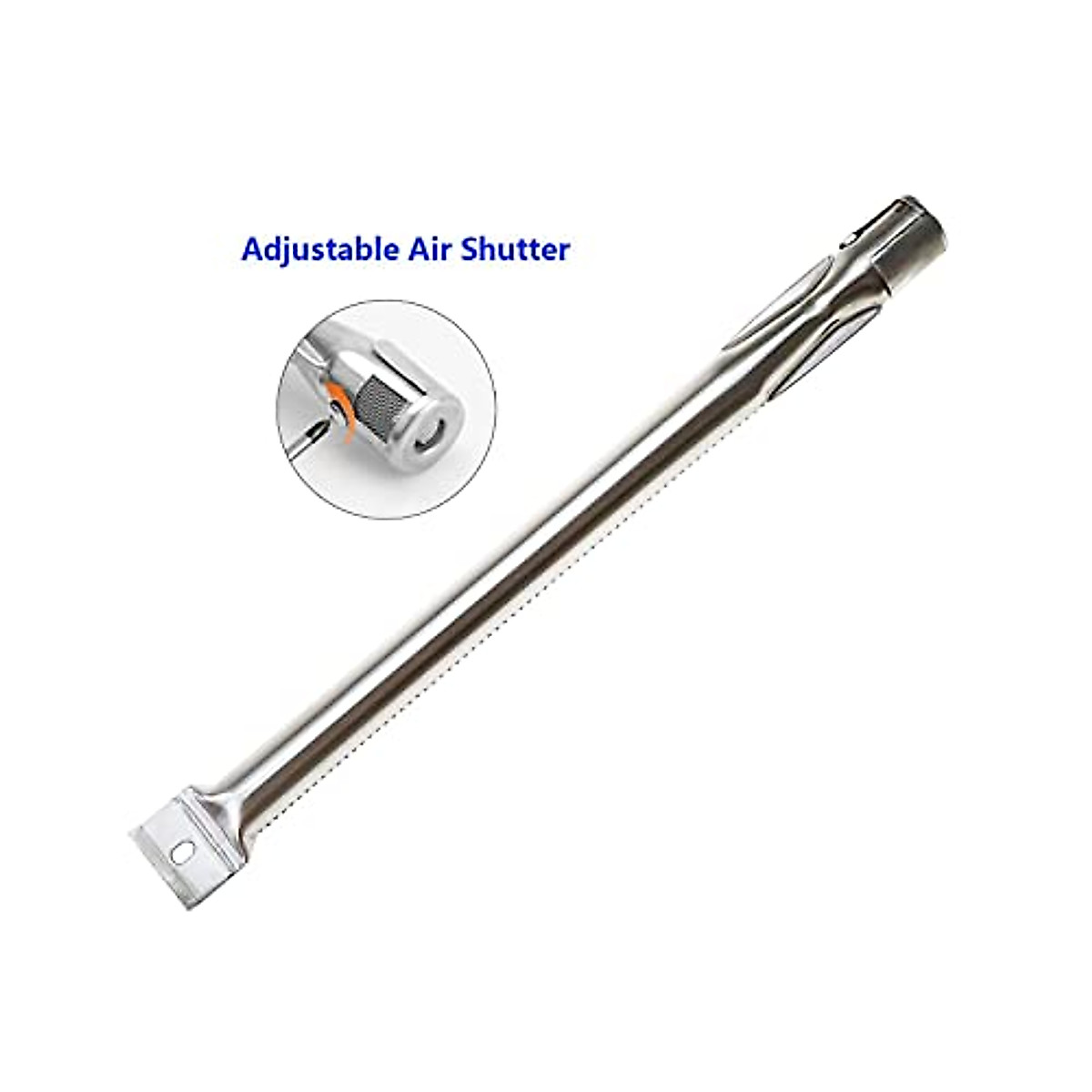 Htanch PN1631(5-Pack) A1631(5-Pack) 15 1/16" Heat Plate and Burner Replacement Kit for Kenmore Sears P01705009E, P01708034E, P02008010A, P02008029A, Grill Chef PAT502, PAT-502