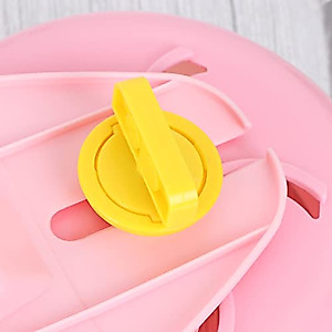 Exercise Jogging Toys Pets Wheel Hamsters Gerbil Dwarf, Animals Toys Exercise Holder with Sports for Hamster Running Pink Small Mice