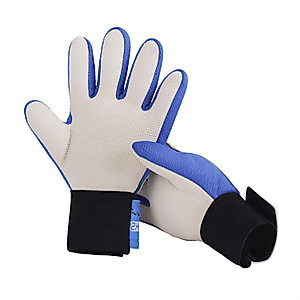 Soccer Goalkeeper Gloves for Kids Adults, Non-Slip Wear Resistant SBR Palm Football Goalie Gloves with Strong Grip Prevent Injuries Fingersave Goal Keeper Gloves for The Toughest Saves