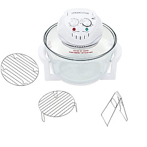 Electric Air Fryer Turbo Convection Oven Roaster Steamer,Halogen Oven Countertop Great for French Fries & Chips