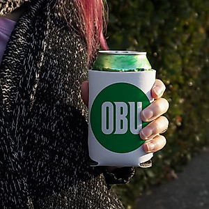 Oklahoma Baptist University Primary Logo Can Cooler - Drink Sleeve Hugger Collapsible Insulator - Beverage Insulated Holder