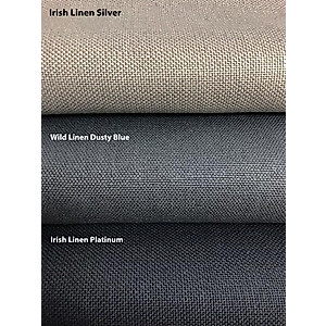 Linen Roman Shade, Irish Linen Shade, Cordless Mechanism, Custom Made Linen Roman Shade, Relaxed Roman Shade, Window Treatment