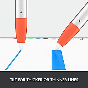 Logitech Crayon Digital Pencil for iPad Pro 12.9-Inch (5th, 6th Gen), iPad Pro 11-Inch (2nd, 3rd, 4th gen), iPad (7th, 8th, 9th and 10th Gen), iPad Air (3rd, 4th, 5th Gen), iOS 12.2 & Above - Orange