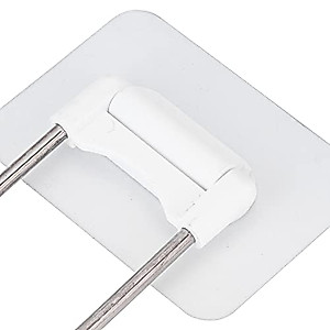 Clothes Hanger Holder Household Rack Storage Organizer Stainless Steel White Shelf Case Hanger Rack Poster Stand Case