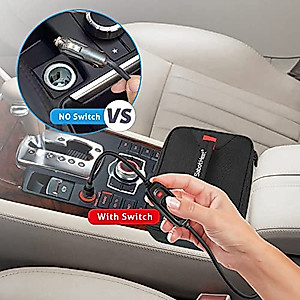 SabotHeat Portable Car Microwave - 12V40W Hot Plate with On/Off Switch for Reheating & Slow Cook, Smart Mini Portable Oven Car Food Warmer Lunch Box for Work, Trip, Camping