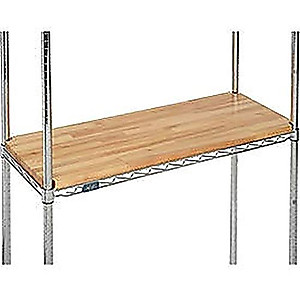48"W x 24"D x 1"Thick Hardwood Deck Overlay for Wire Shelving