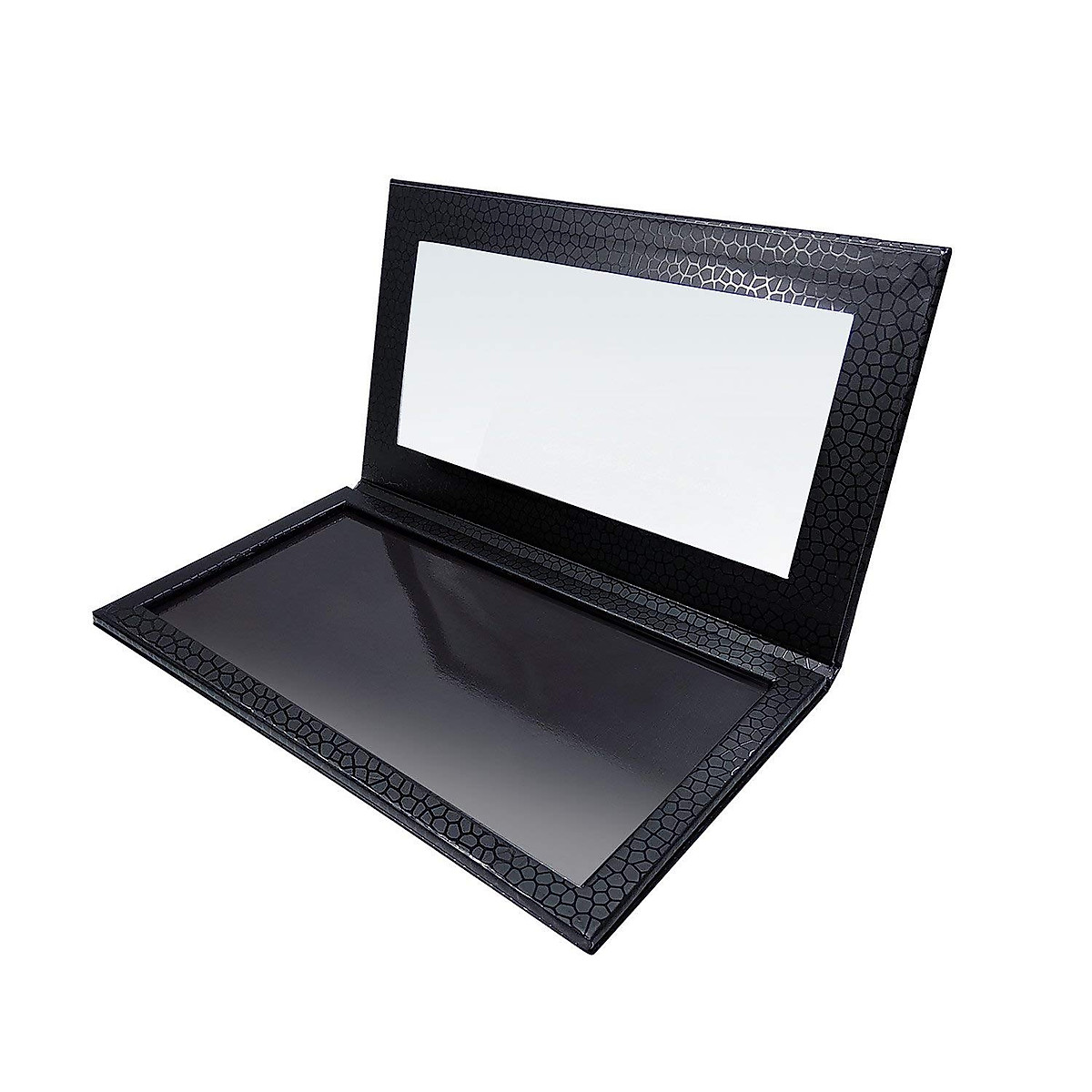 Allwon Magnetic Palette Empty Eyeshadow Makeup Palette with Shatterproof Mirror for Eyeshadow Lipstick Blush Powder (Black)