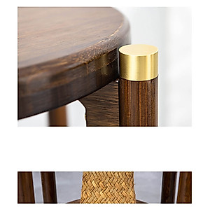 ARZARF Bonsai Pedestal Wood Plant Stand Flower Stand for Indoor Living Room Decoration Balcony Multi-Layer Floor Antique Storage Flower Pot Shelf Vase Pedestal Stands (Size : Large)