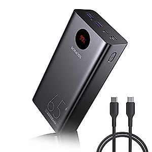 ROMOSS Laptop Power Bank, 40000mAh USB C PD Portable Laptop Charger, 65W Fast Charging High Capacity External Battery Pack for MacBook Pro/Dell XPS, Microsoft Surface, iPad Pro, iPhone 13, and More