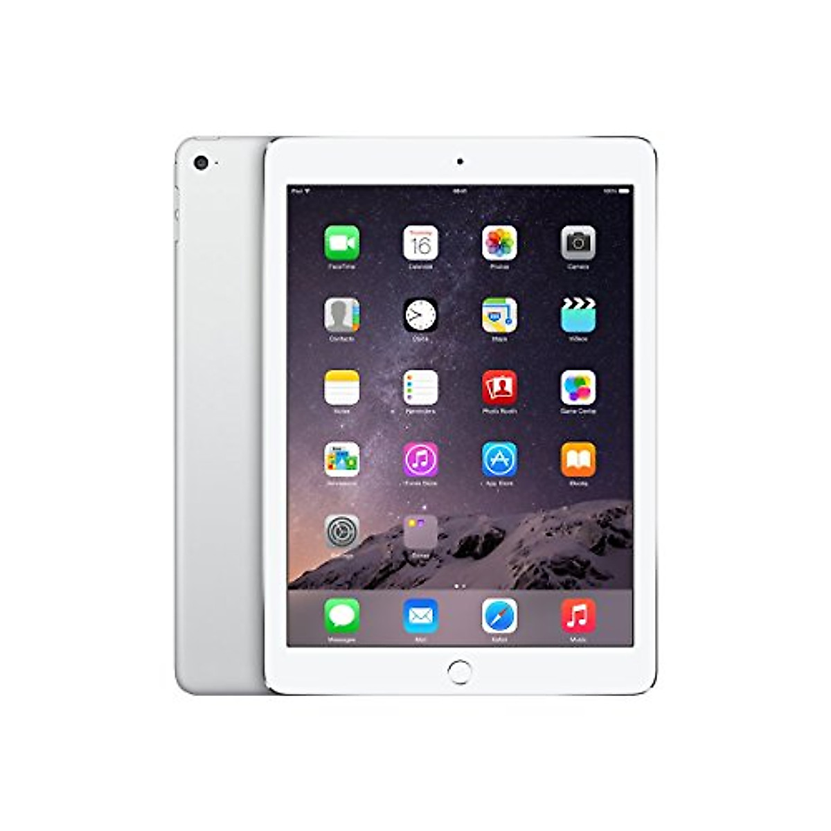 Apple MGLW2LL/A iPad Air 2 9.7-Inch Retina Display, 16GB, Wi-Fi (Silver) (Renewed)